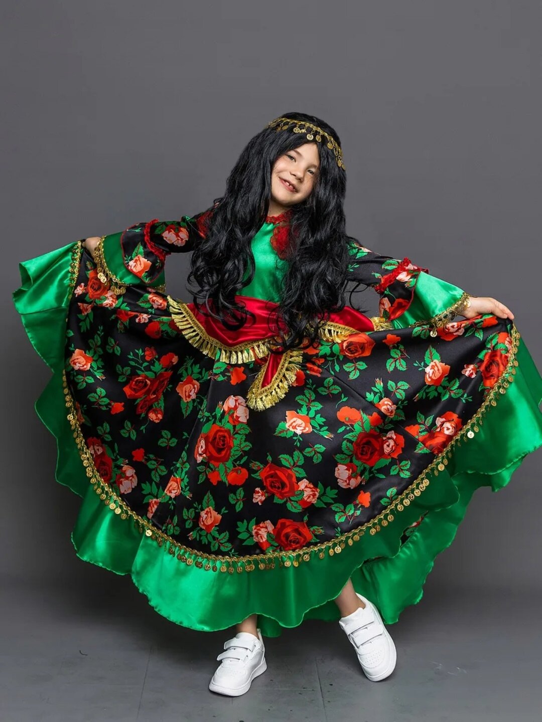 Костюм карнавальный "Цыганка", для девочек, всесезон, размер 32