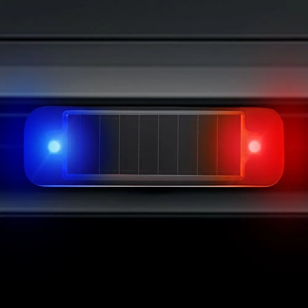 Мигающий светодиодный фонарь с красным и синим стробоскопами для автомобилей, велосипедов, мотоциклов и скутеров