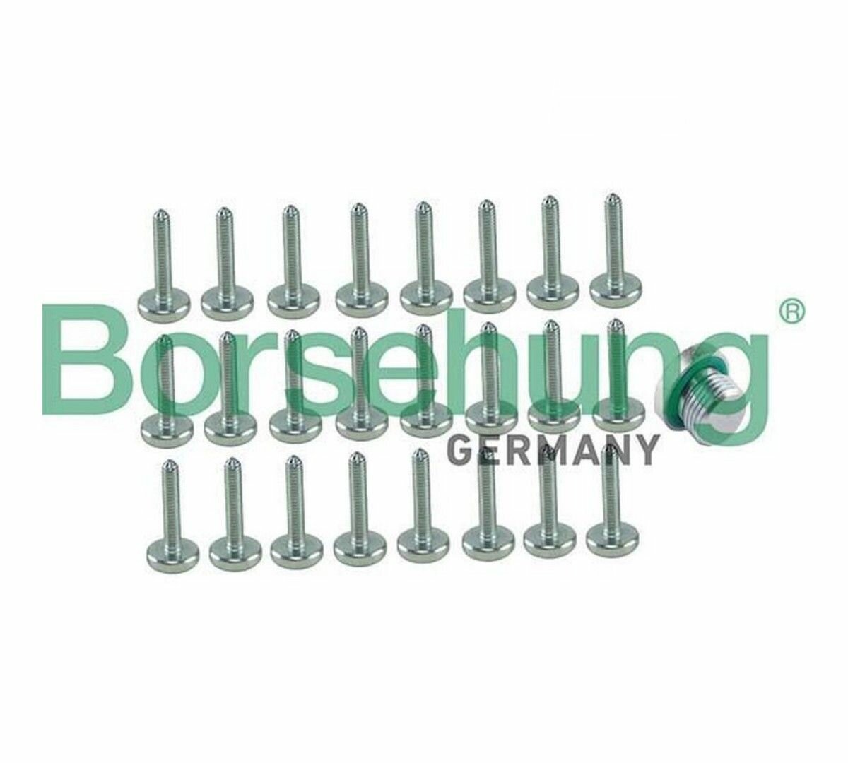 Комплект болтов для масляного поддона трансмиссии Borsehung B12749 24 и 1, BMW 1 F21 2011.12-2019.12 1.5D, 1.5L, 1.6L, 2.0D, 2.0L, 3.0L, 2 Coupe F22, F87 2012.10-2021.06 1.5L, 2.0D, 2.0L