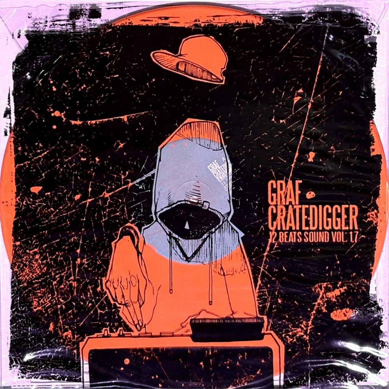 Виниловая пластинка Graf Cratedigger - 12 Beats Sound Vol 1.7 (Orange)