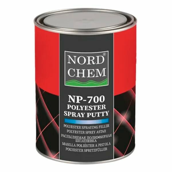 Шпатлевка NORDCHEM NP-700 SPRAY FILLER жидкая 1л