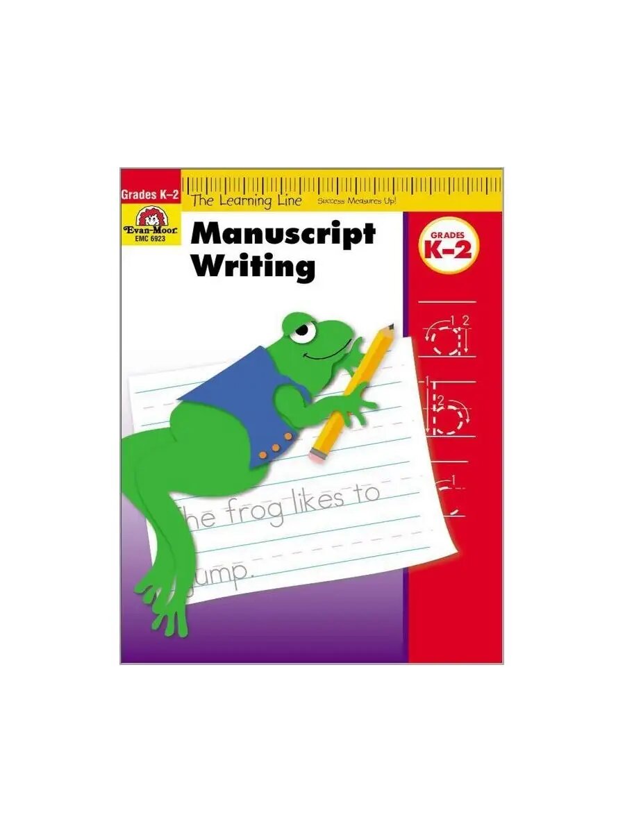 Learning Line Workbooks Manuscript Writing Grades K-2 | Evan-Moor