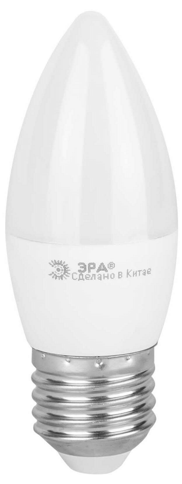 Лампа светодиодная Эра E27 8Вт 6500K LED B35-8W-865-E27 R