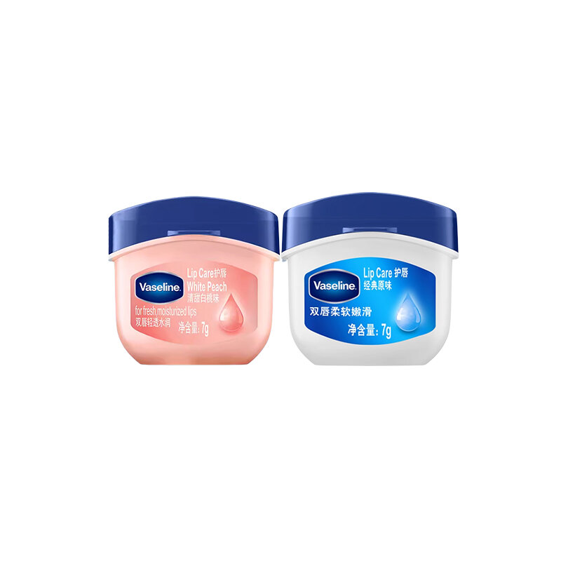 Восстанавливающий увлажняющий бальзам для губ унисекс Vaseline Classic CP Комбо против морщин