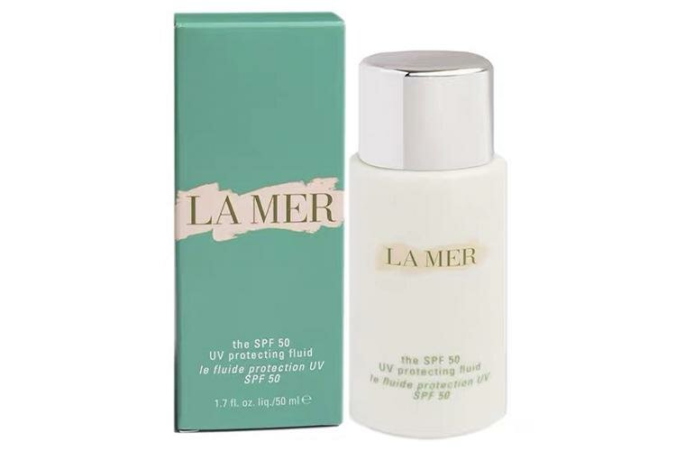 LA MER Защитный флюид унисекс SPF 50 увлажняющий солнцезащитный лосьон, 5733651