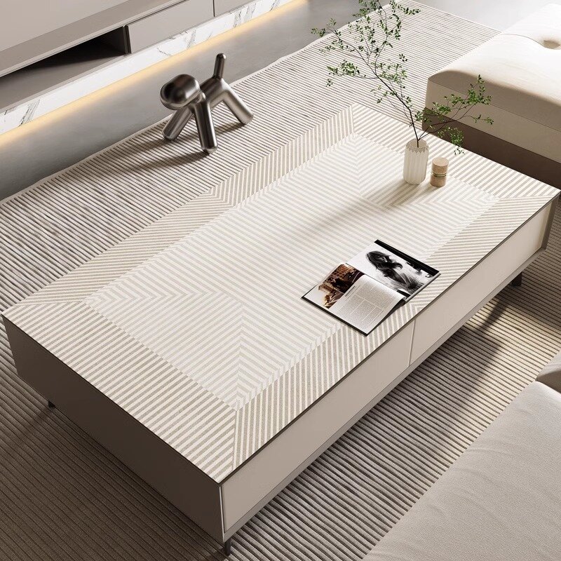 Простой современный водонепроницаемый и маслостойкий коврик для кофейного столика, нескользящий, устойчивый к загрязнениям, теплоизоляционный коврик для стола, коврик для кофейного столика от производителя.