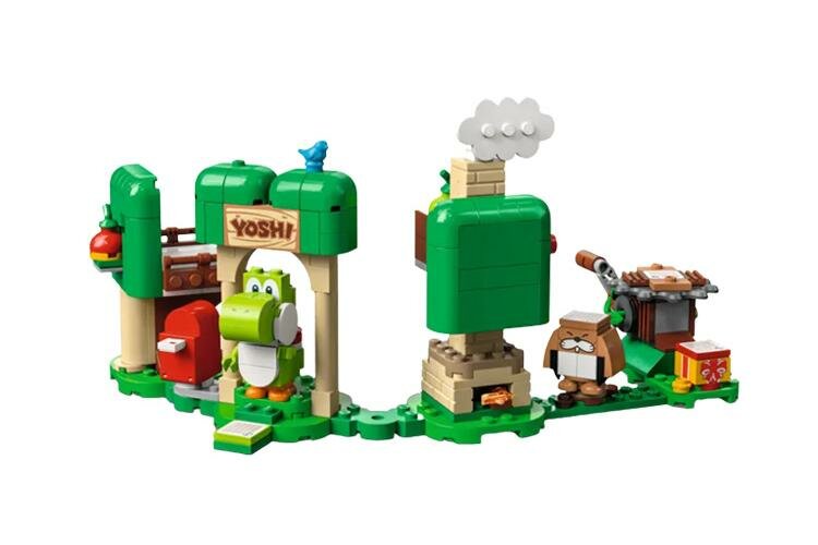 Конструктор LEGO Super Mario Дом Йоши 71406, Yoshi Gift House Expansion Level+Shopping Bag (Material Random)