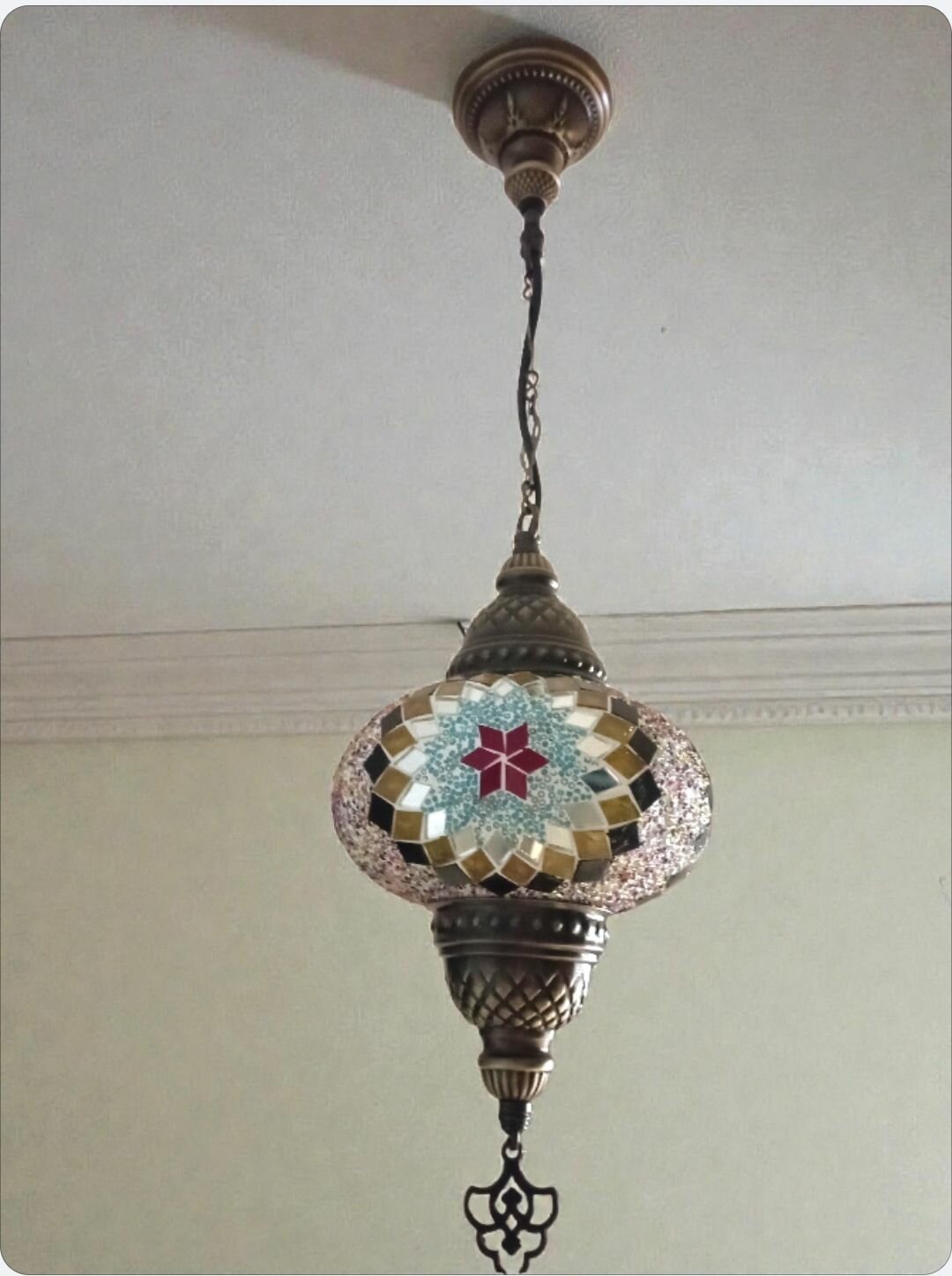 Подвесной светильник Восточный Exotic Lamp 0832_1 Красный 2026