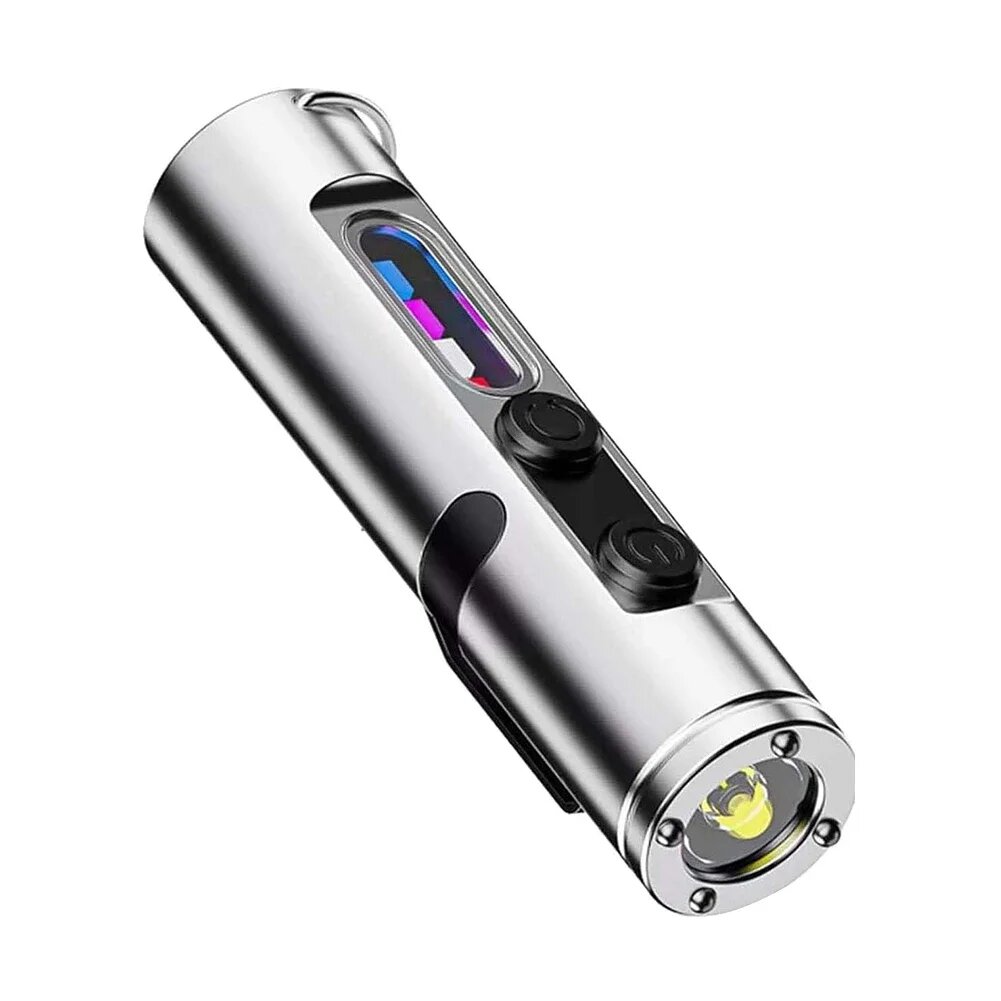 Мини-фонарик MEROCA Silver, 9 режимов