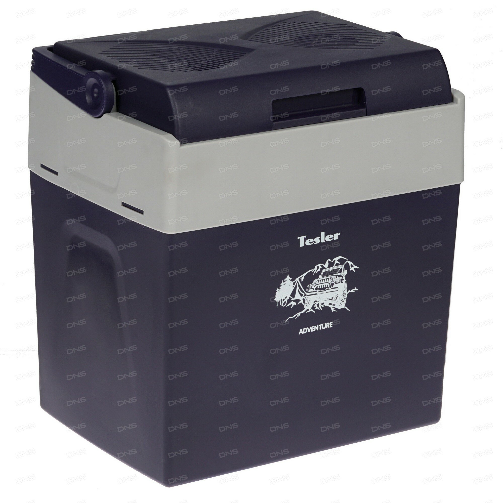 Холодильник автомобильный Tesler TCF-3012, синий, для охлаждения и нагрева, 30 л