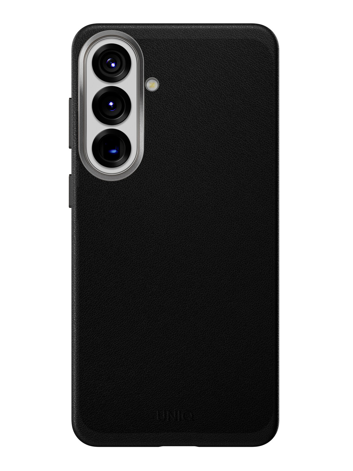 Чехол Uniq на Samsung Galaxy S26+, Lyden из премиальной экокожи, с магнитами MagSafe, черный