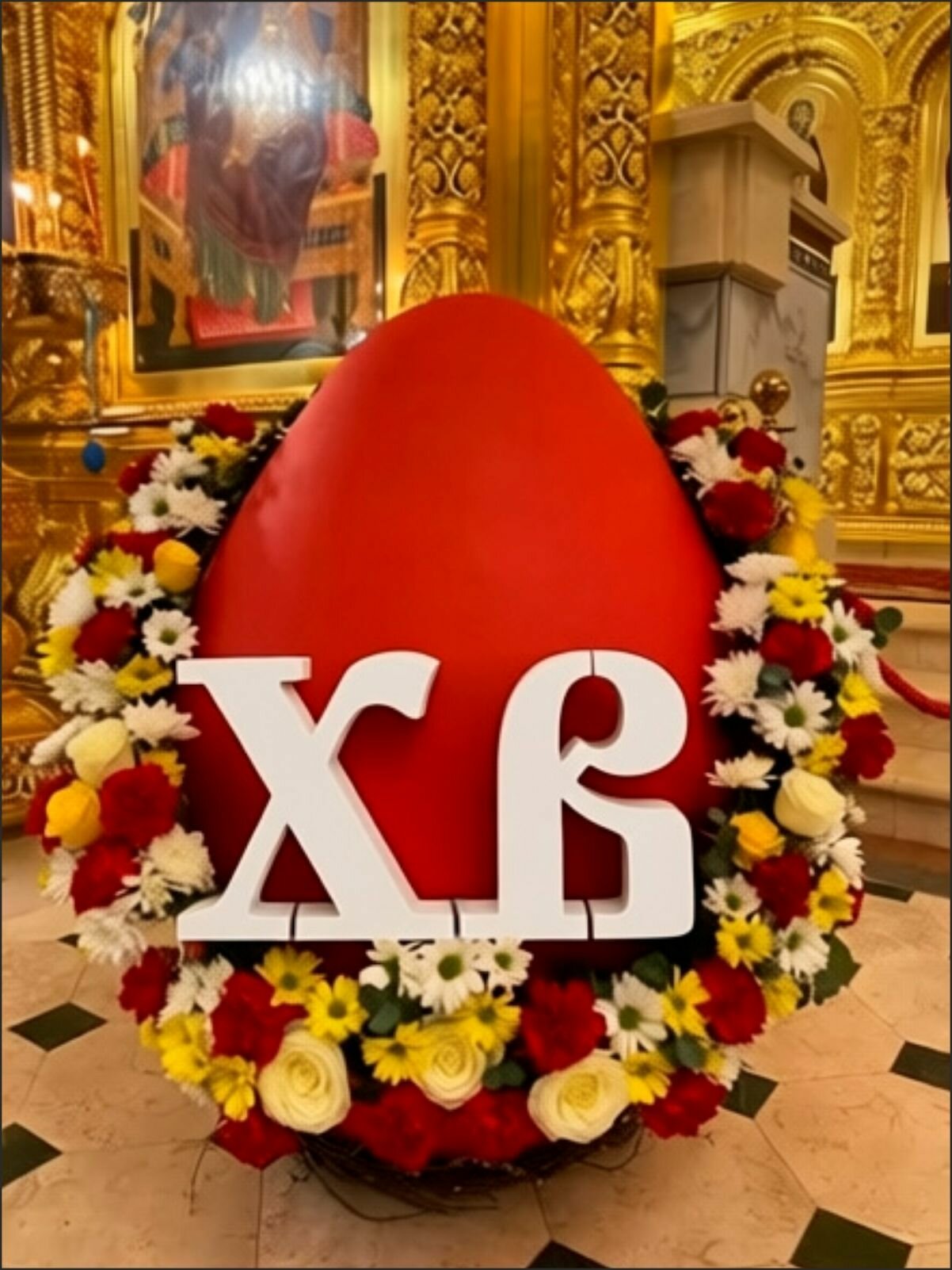 Буквы"ХВ". Товары для праздника. Объемные буквы из пенопласта, 50 см. Пасха. Товары для пасхи. Декор, интерьер для дома, украшение.