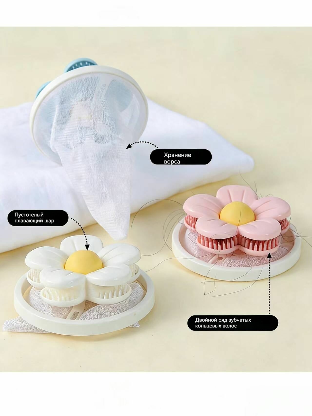 Фильтр для стиральной машины: сборщик ворса и волос, многофункциональный, безворсовый 4ШТ