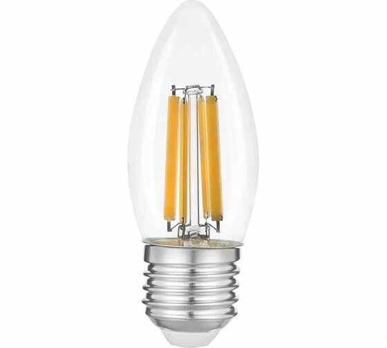 Светодиодная лампа General Lighting Systems Филамент прозрачный E27 20Вт 1350Лм 4500К Нейтральный белый свет Свеча
