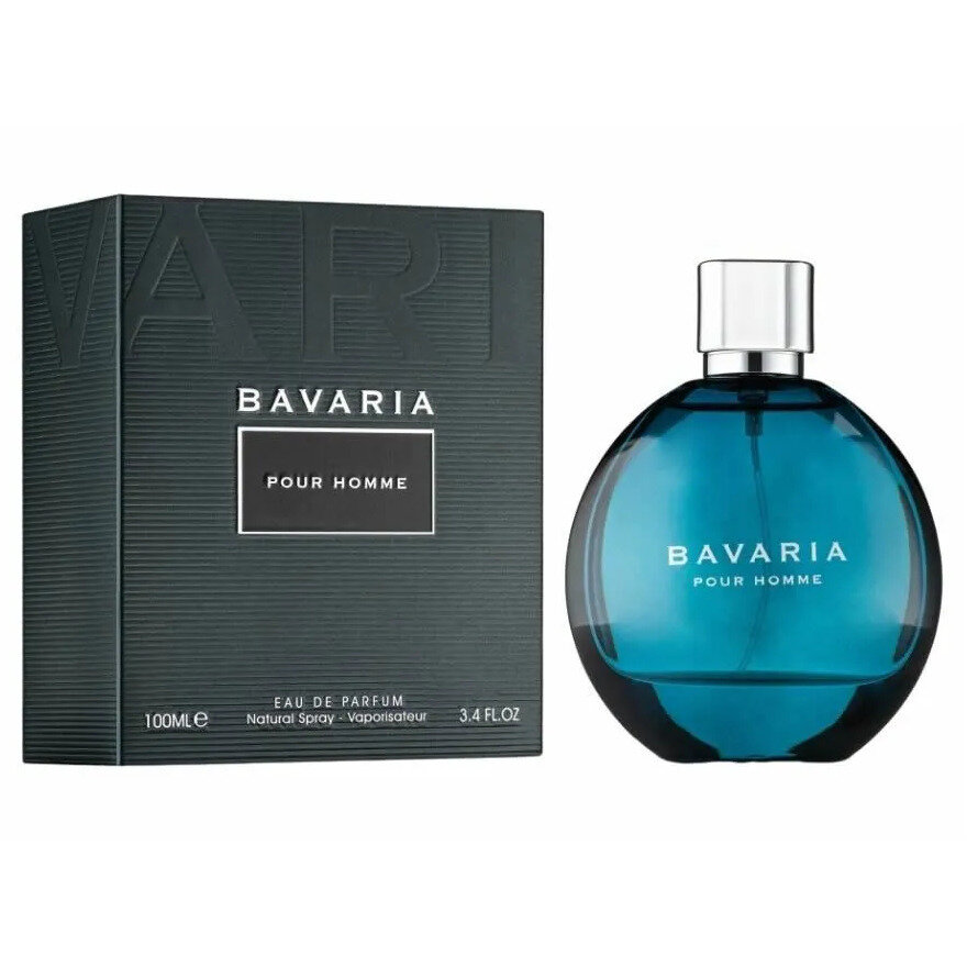 Парфюмерная вода для мужчин Fragrance World Bavaria 100 мл / Духи Фрагранс Ворлд Бавария