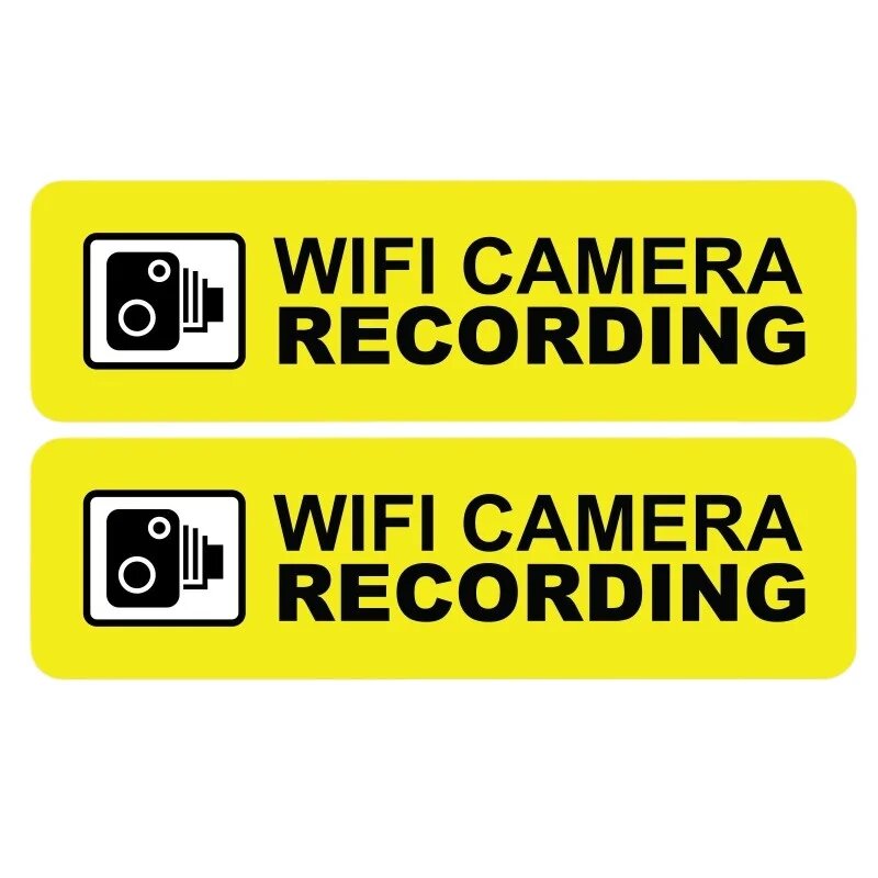 WIFI камера видеонаблюдения, наклейка 13 см