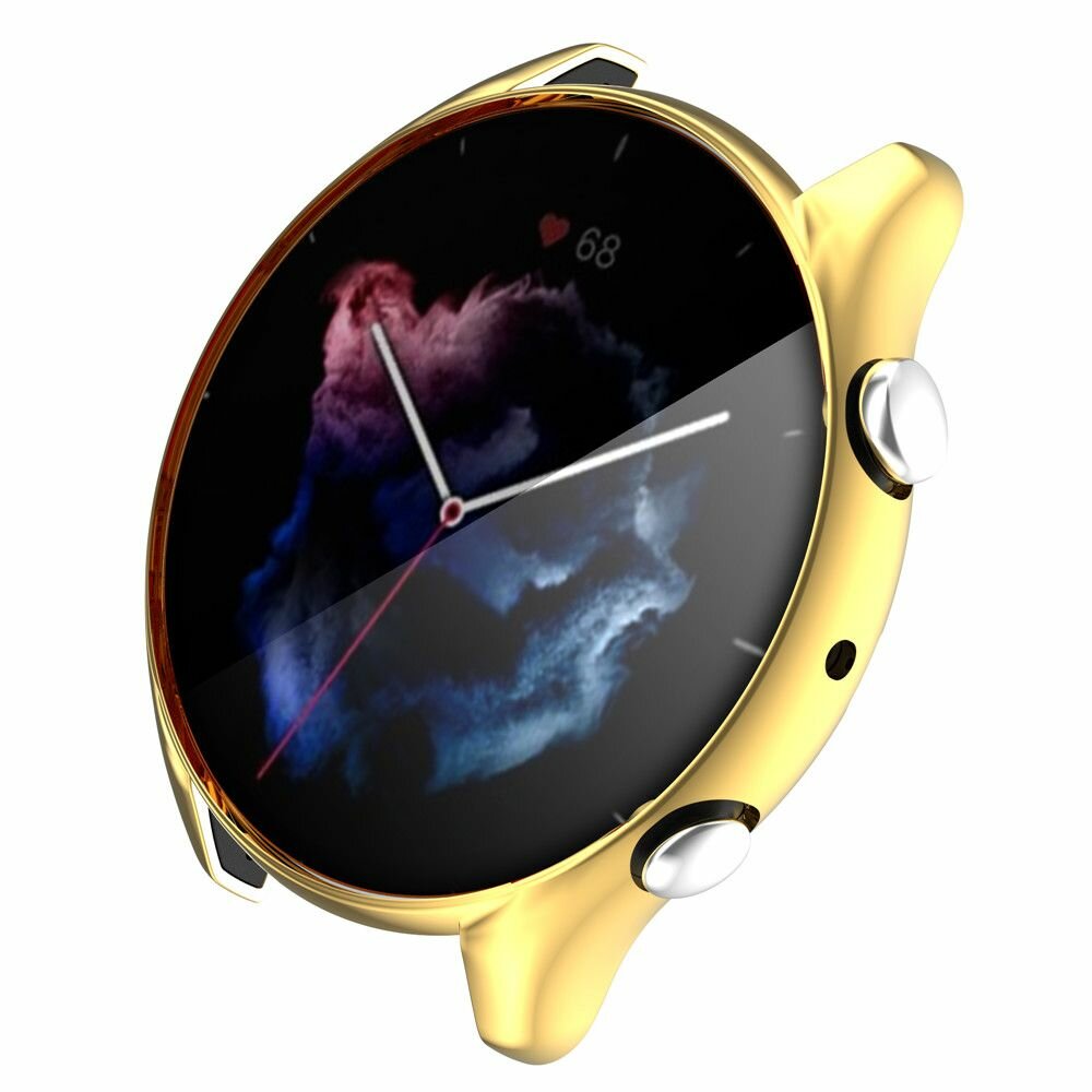 Силиконовый защитный чехол бампер для Amazfit GTR 3/GTR 3 Pro с противоударными свойствами