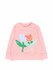 Толстовка Stella McCartney Floral crew-neck sweatshirt, размер 86, розовый