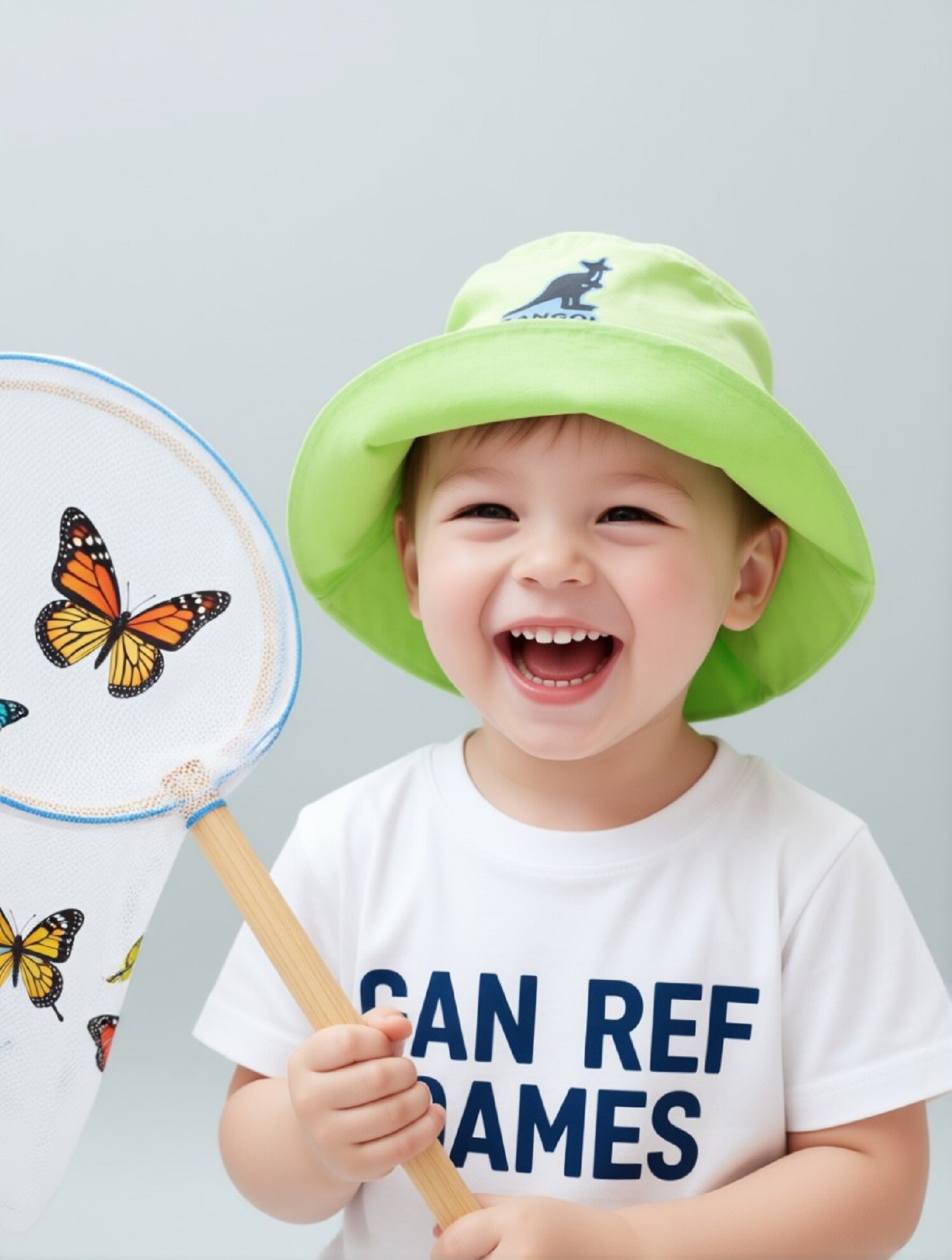 Панама с сеткой, дышащая для мальчиков