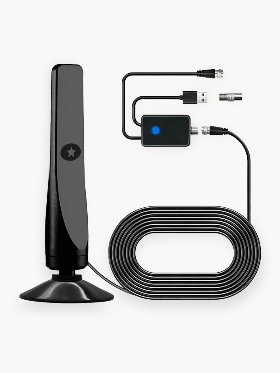 Телевизионная антенна, цифровая комнатная HD, дальность действия 1000 миль, поддержка 4K 1080P и домашняя HDTV на старых телевизорах