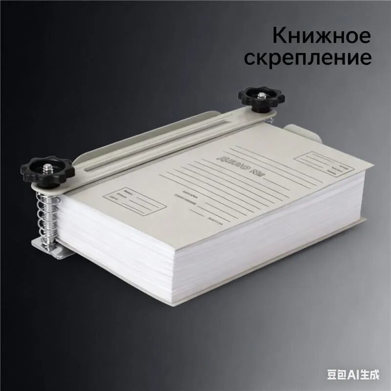 Струбцина-лоток для архивного переплета документов формата А4, металл, до 100 мм (950 л.)