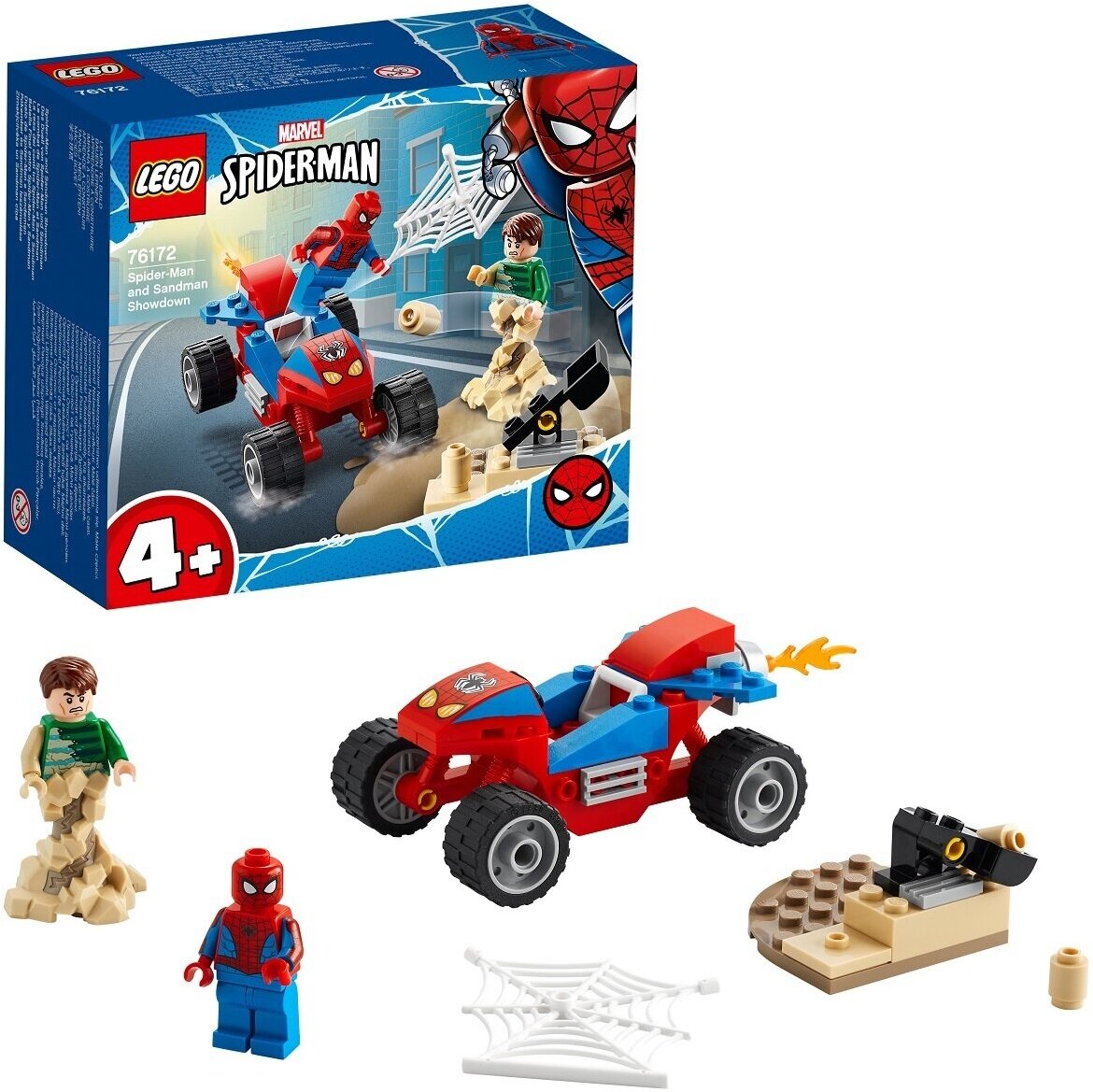 76172 Конструктор LEGO Super Heroes Бой Человека-Паука с Песочным Человеком