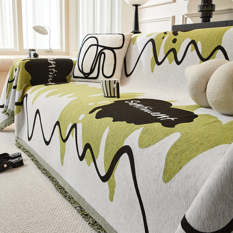 Прочный чехол для дивана, пригодный для машинной стирки, подходит для всех сезонов, цельный чехол для дивана, чехол для дивана с защитой от царапин от кошек.