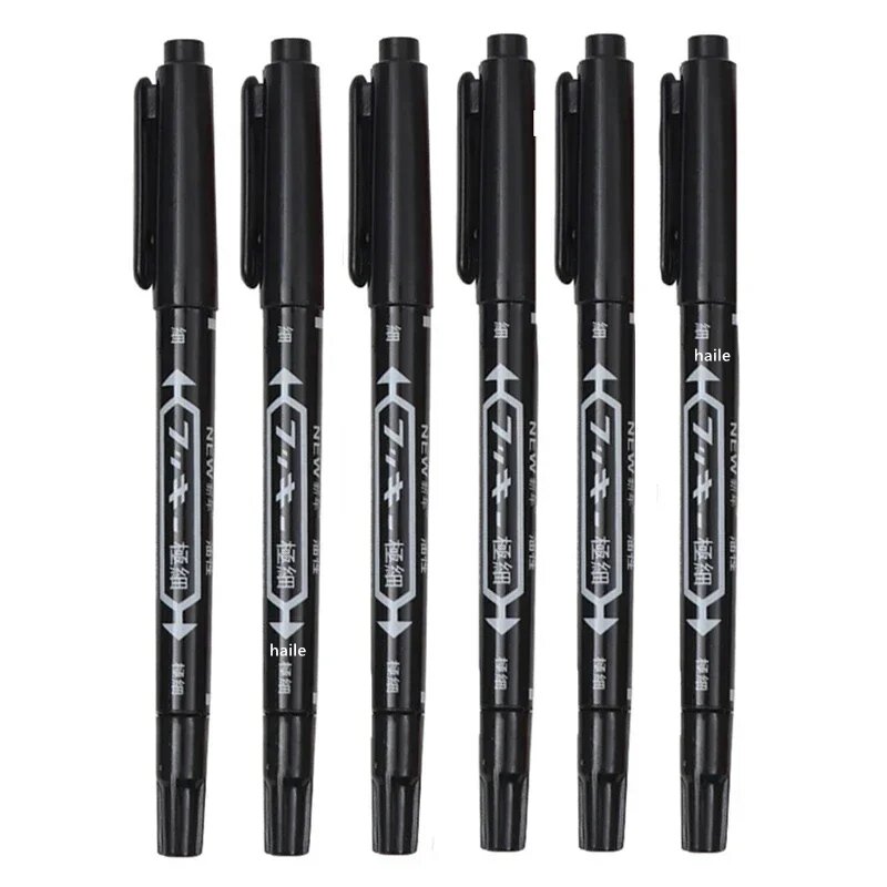 Маркеры для рисования 6 шт, красный, черный, синий black 6 pcs