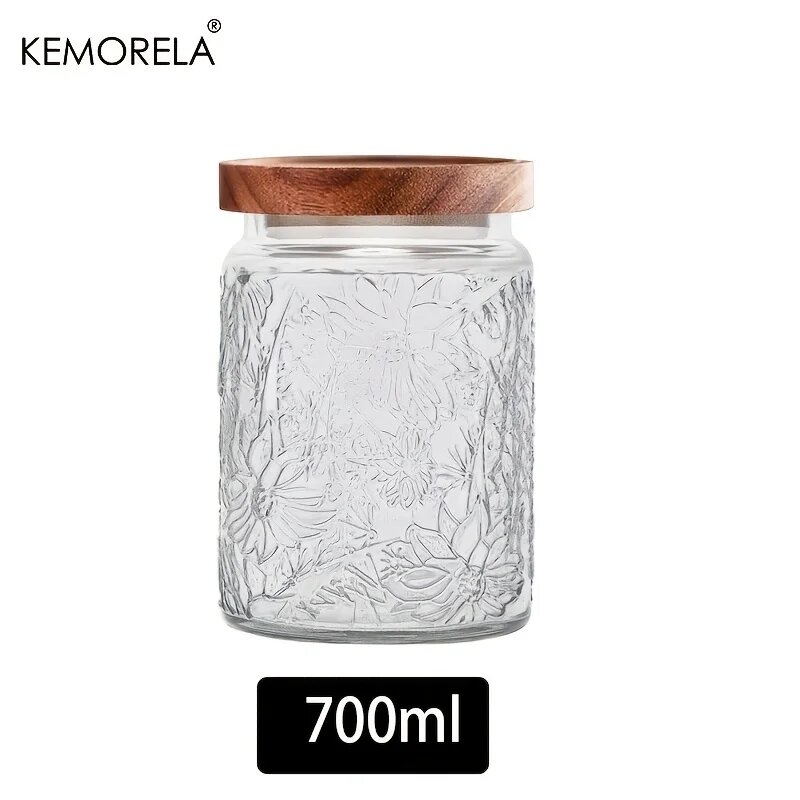 Стеклянная банка KEMORELA для хранения 700/1000 мл C-700ML