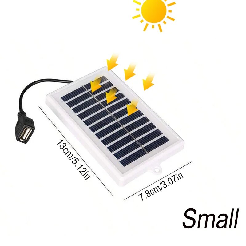 Портативная складная солнечная панель Monocrystalline 7Вт small