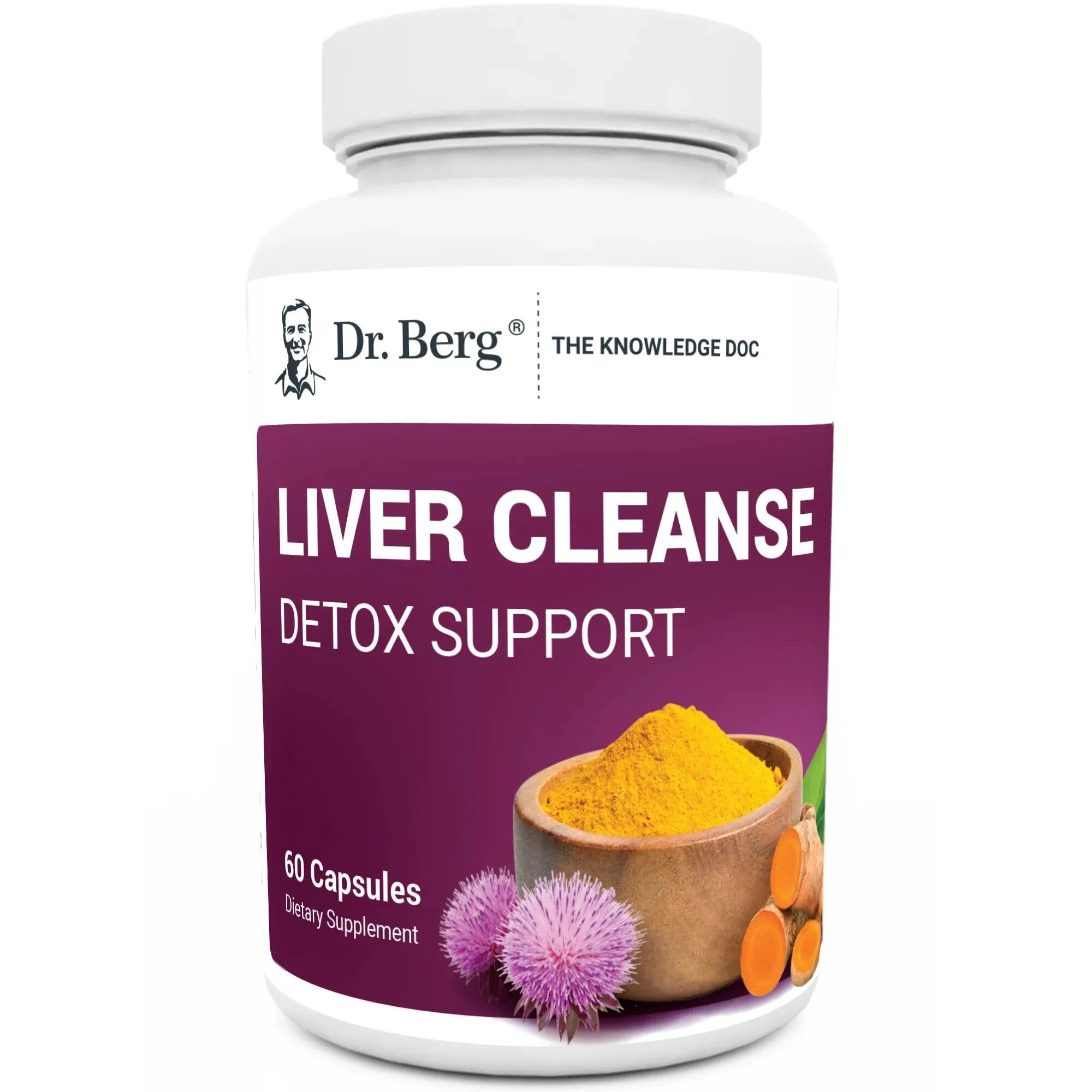 Dr.Berg Liver Cleanse Detox, капсулы, поддержка печени, 60 шт