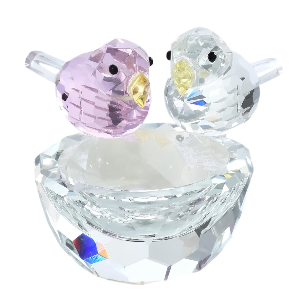 Хрустальные Фигурки Птиц Коллекционные Художественные Стеклянные Фигурки Животных Центральные Элементы