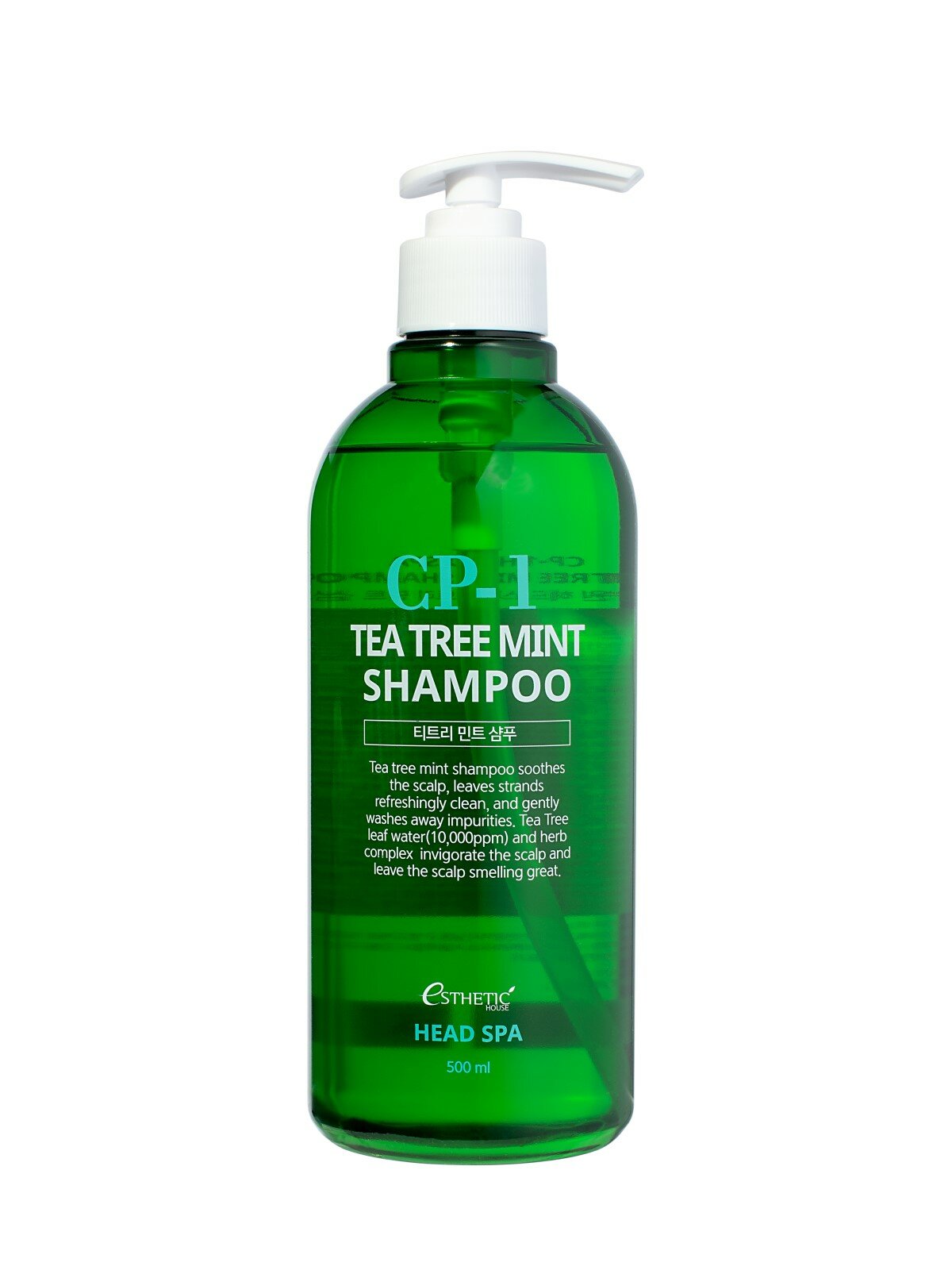 [ESTHETIC HOUSE] Шампунь для волос успокаивающий CP-1 Tea Tree Mint Shampoo, 500мл