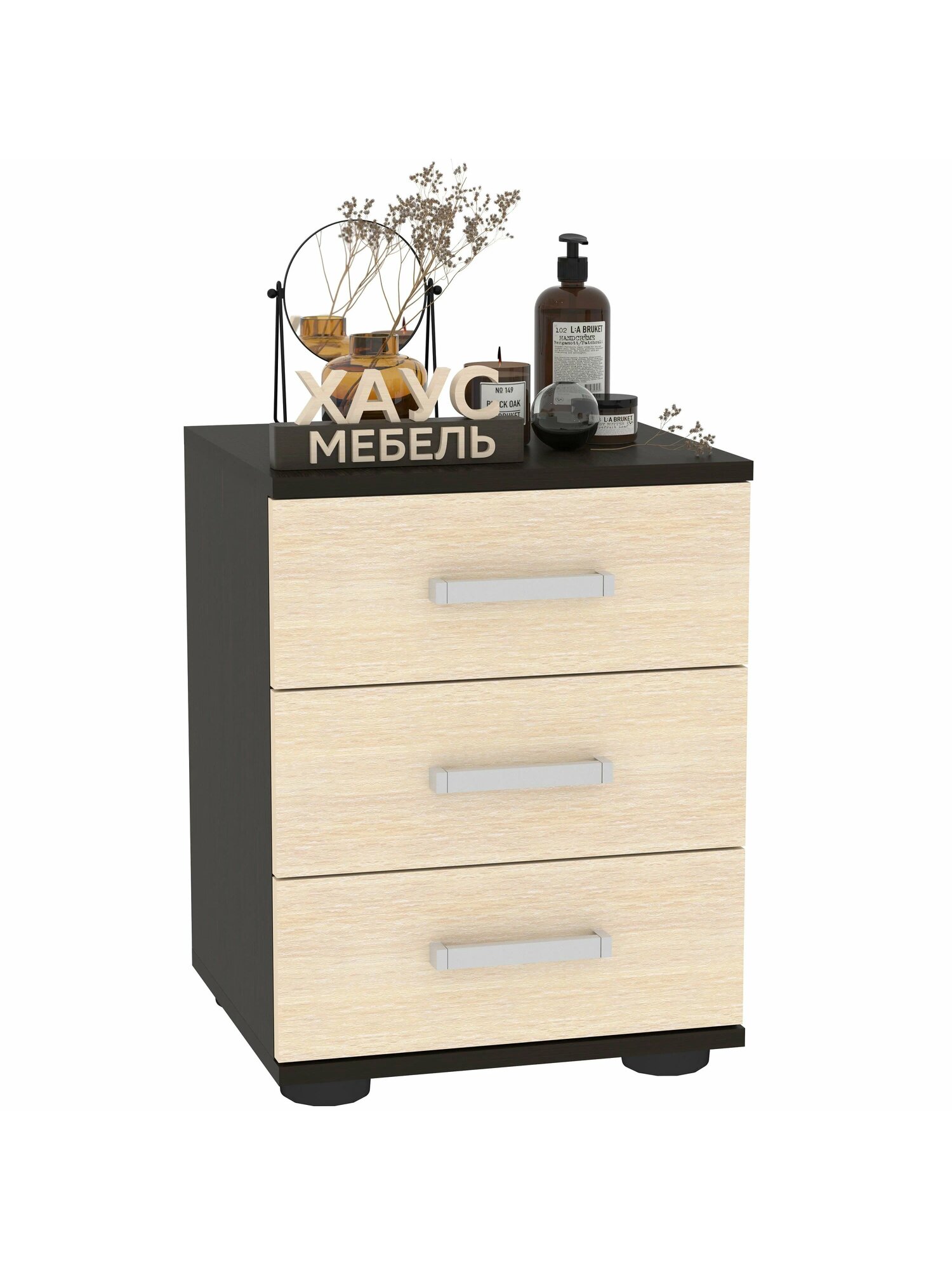 Тумба прикроватная №4 - венге/дуб молочный