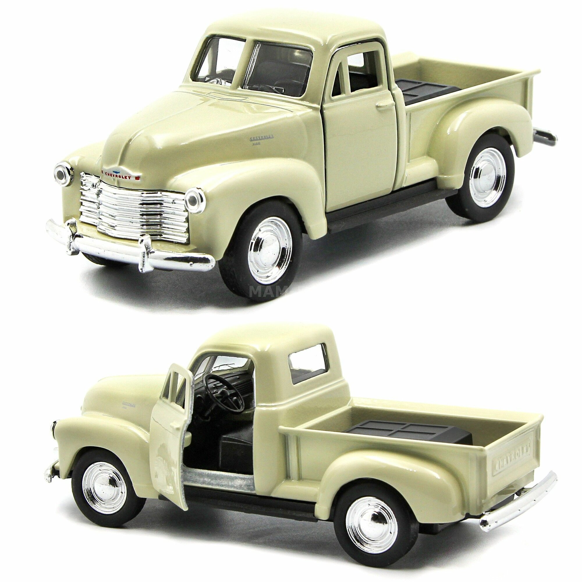 Модель автомобиля Welly Chevrolet 3100 Pick Up (бежевый, песочный) 1:38 Welly, 43708