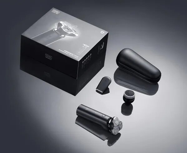 Электробритва S500ASX(Black)Giftset3in1_ob_pSp2_ob_laUn, черный матовый, серый металлик