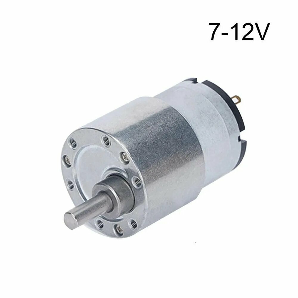 Микромотор с редуктором, 7 960 об/мин, 6/12/24 В, 7 - 12V