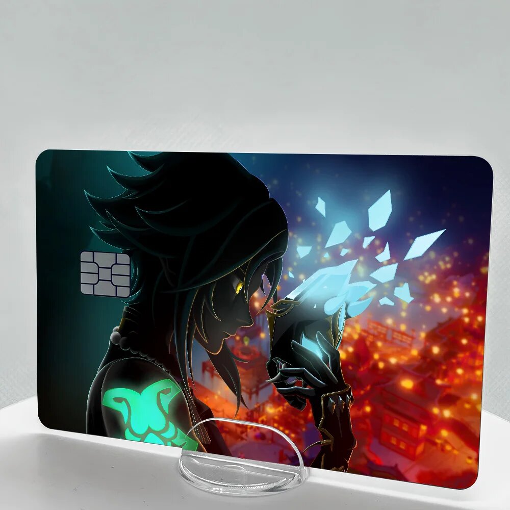 Наклейка на карту Genshin Impact Xiao, Цвет: Z3