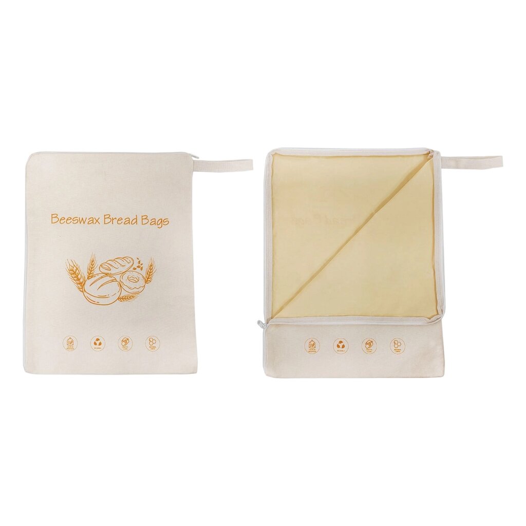Пакеты для выпечки хлеба, покрытые пчелиным воском, многоразовые пакеты для домашнего хлеба и хлеба на закваске, герметично закрываются, чтобы сохранить свежесть хлеба