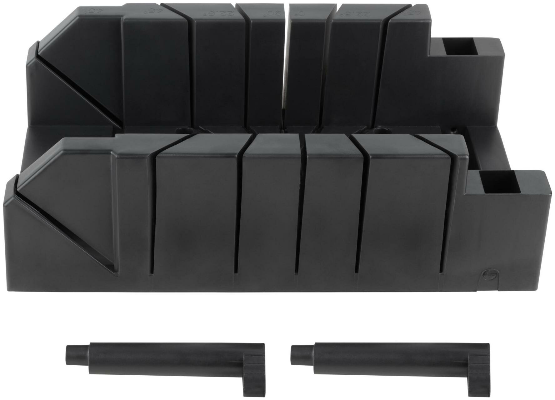 Стусло пластиковое без пилы черное 310 мм х 120 мм + 2 эксцентрика Профи