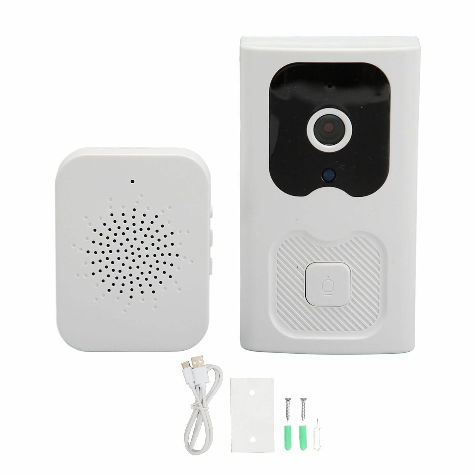 Wi-Fi звонок HD ночное видение, 2-сторонний звонок, умный домофон