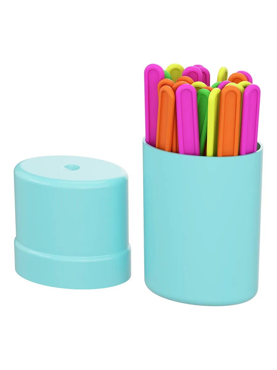 Счетные палочки пластиковые Pastel (в тубусе по 30 шт)