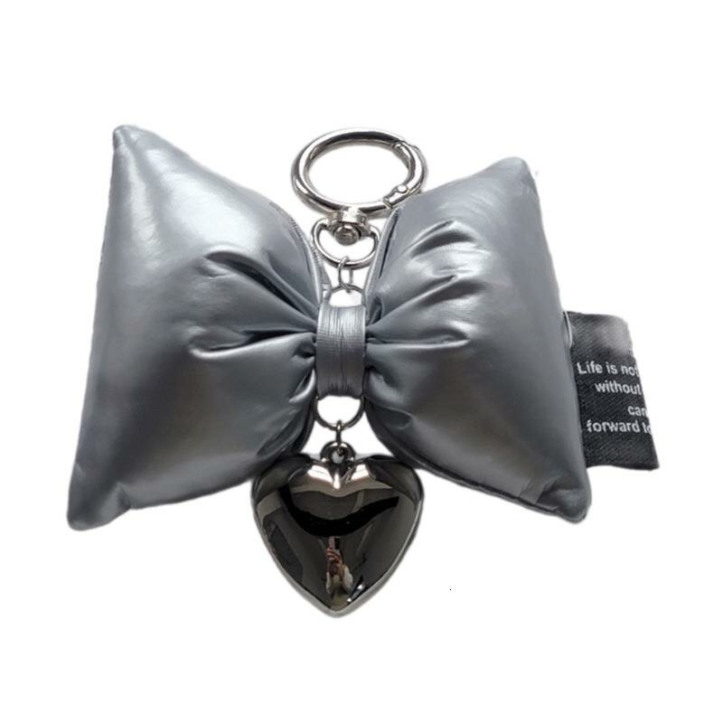 Бантовый браслет-ремешок для телефона, Серебро