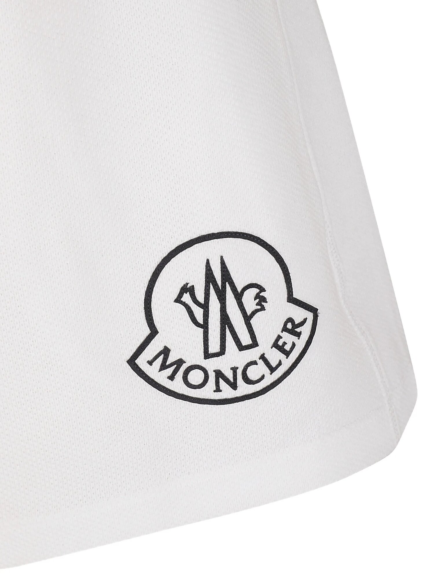 Шорты Moncler Logo track shorts, размер M, white — фото 1