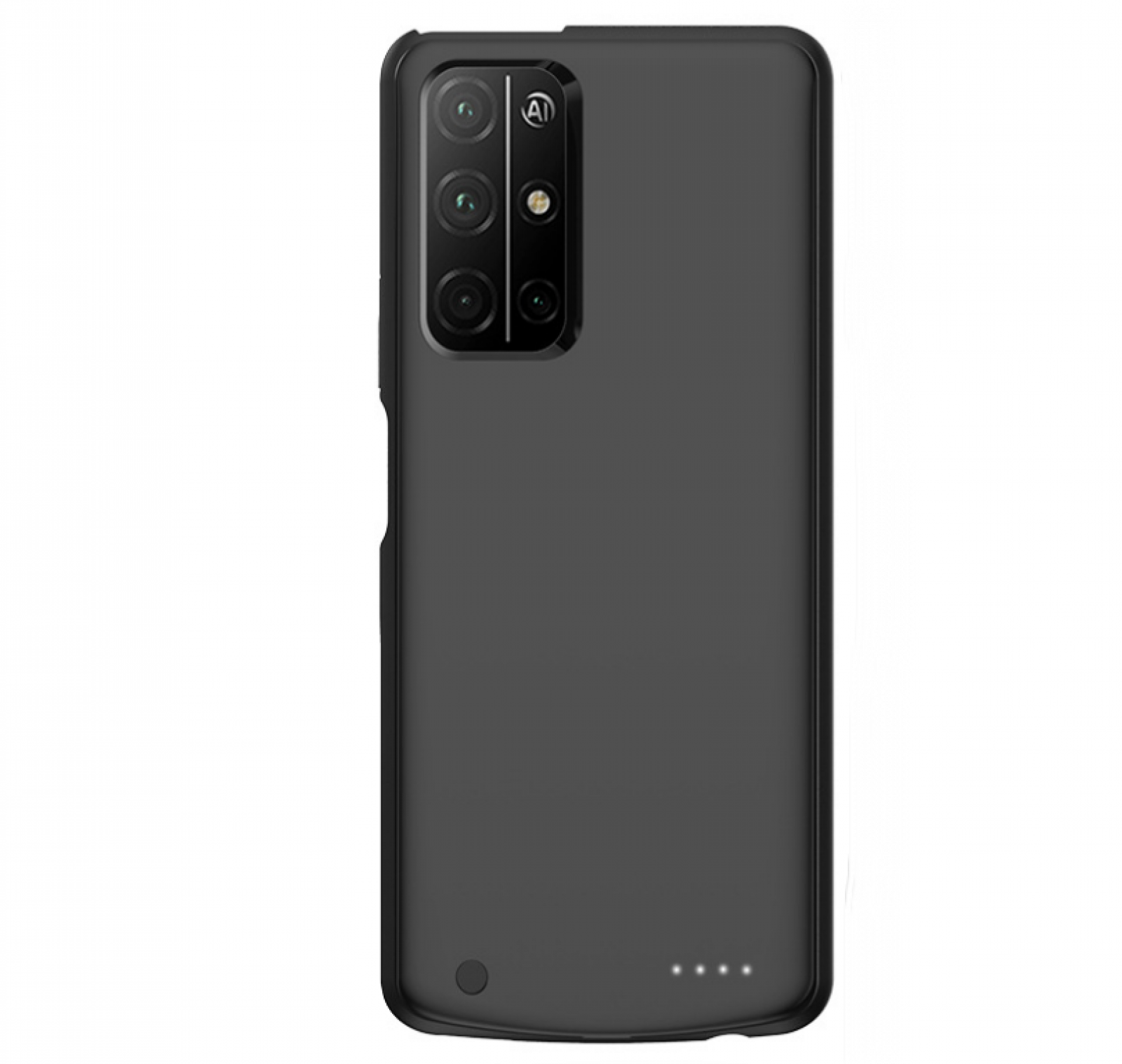Чехол-бампер MyPads с аккумулятором 6800mAh для Huawei Honor 30 черный