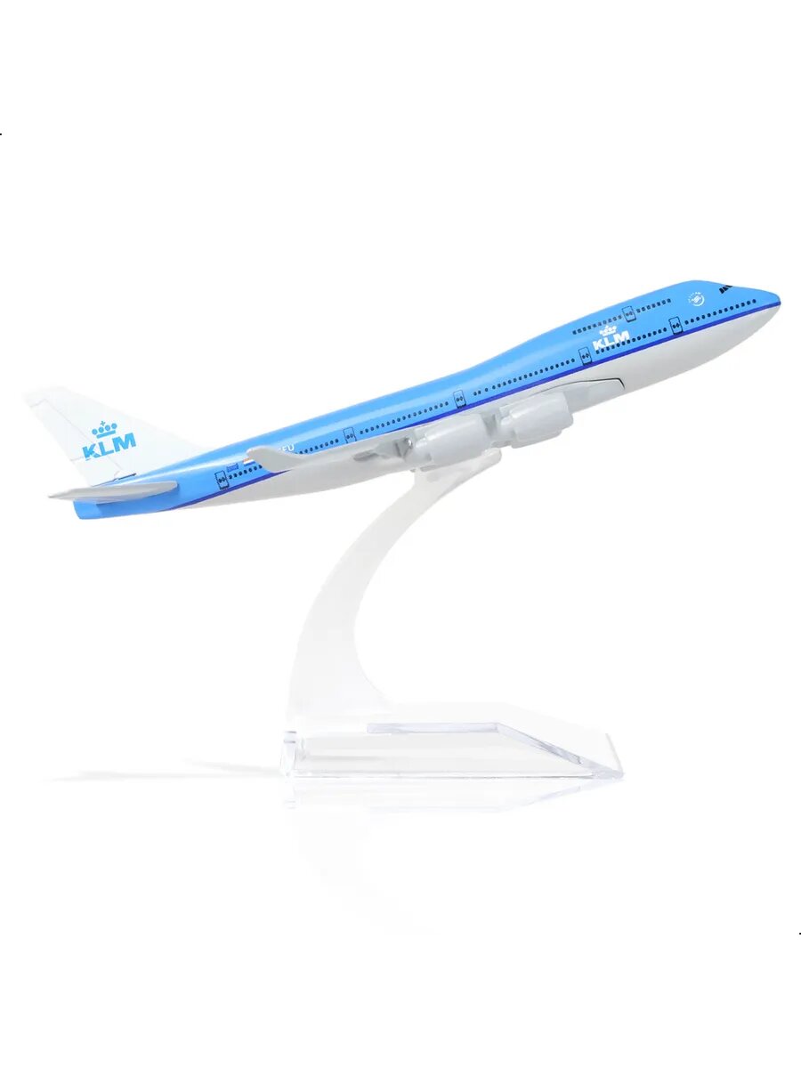 1/400 Boeing 747 KLM, металл, подставка