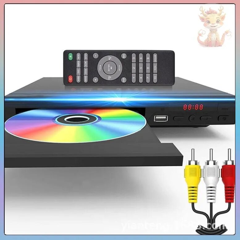 DVD-плеер Multi-Region 1080p с пультом ДУ и HDMI выходом — фото 1