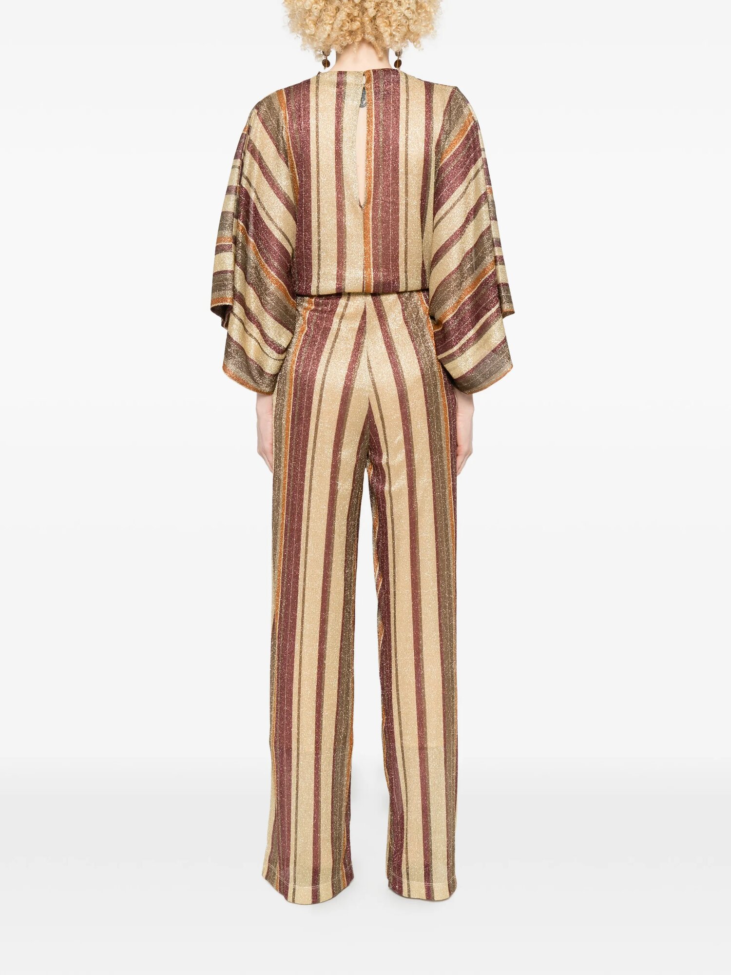 Комбинезон Siyu Striped jumpsuit, размер 40, gold — фото 1