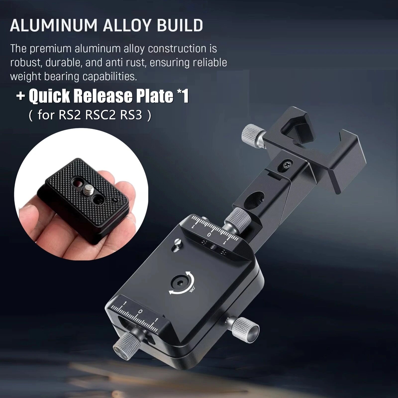 Вертикальное крепление для DJI RS4 RS3Pro RS3 RS2 Camera-Mount-Plate