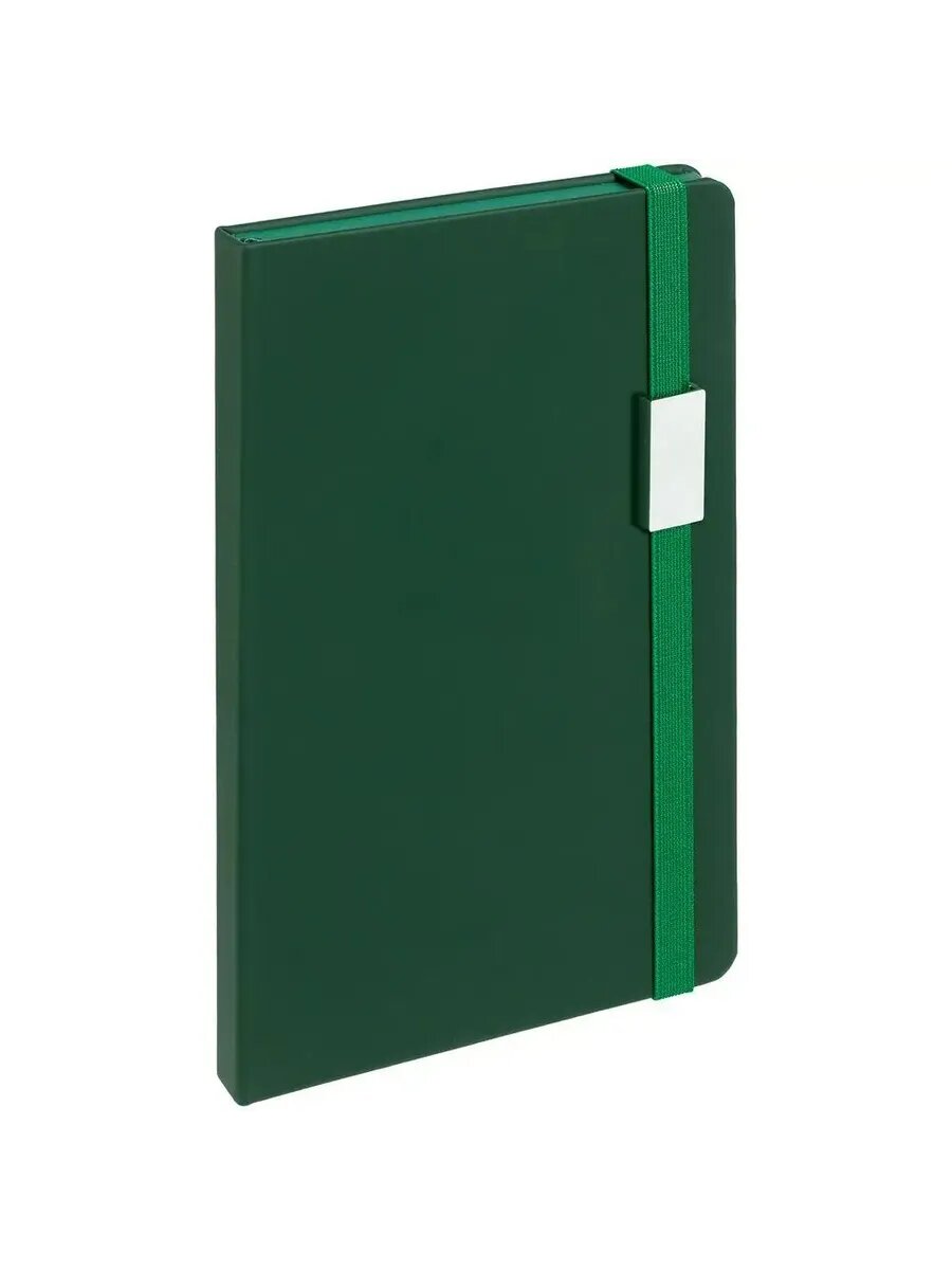 Зеленый элегантный блокнот с мягкой обложкой